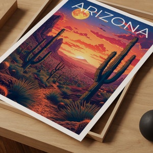 Arizona Poster, Arizona Print, Desert Poster, Desert Print, Arizona ...