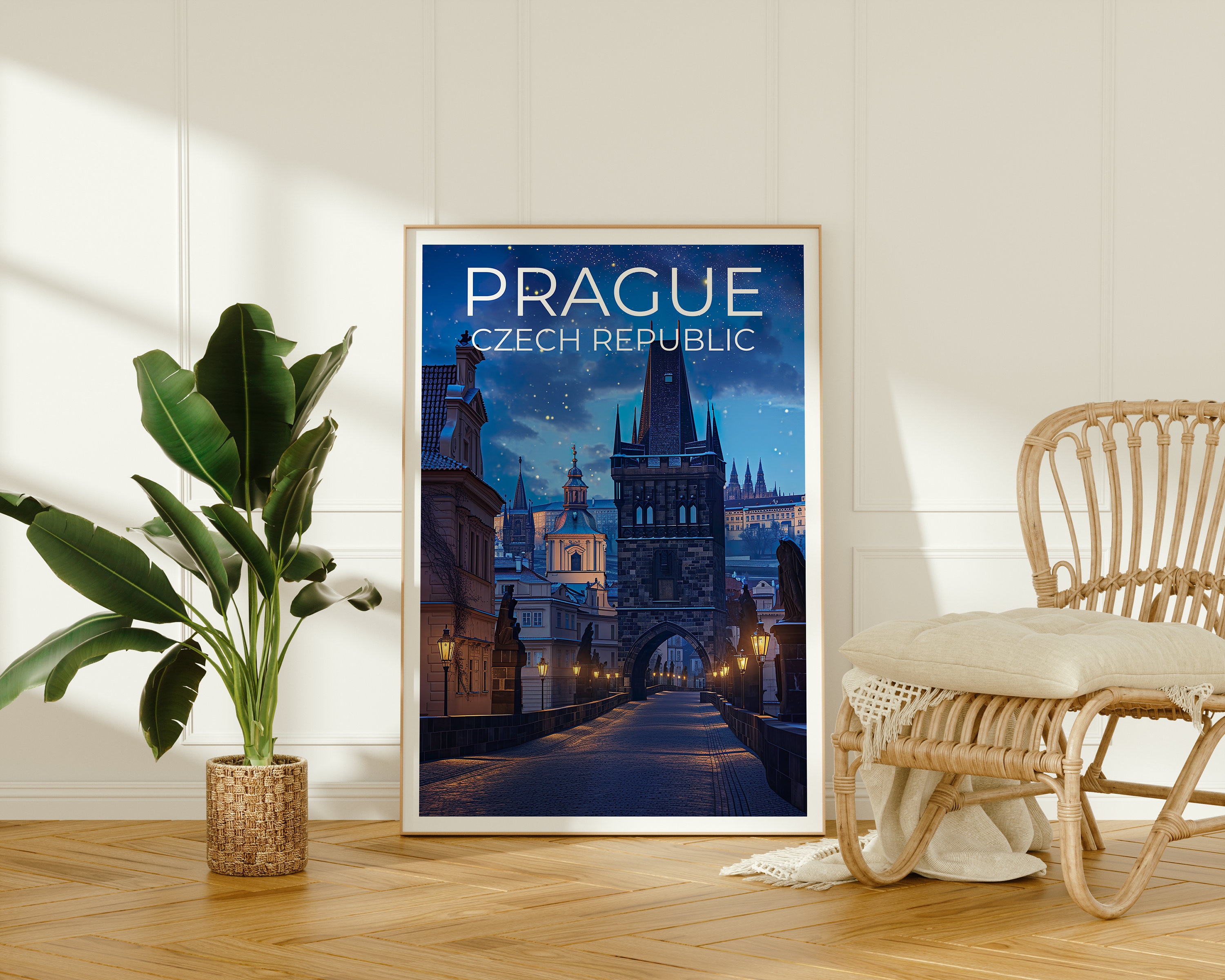 Prague Travel Poster, Czech Wall Art, Czech Print, Prague Poster, Czech ...