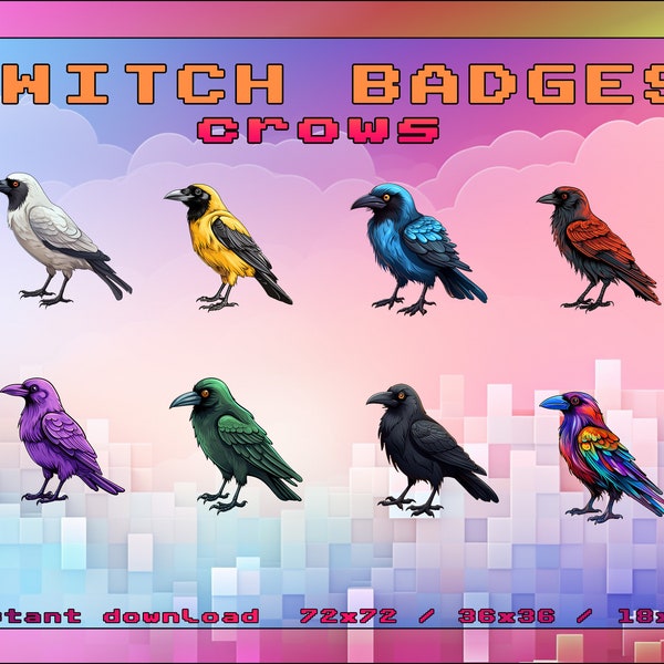 Crow Overlay Twitch - Etsy