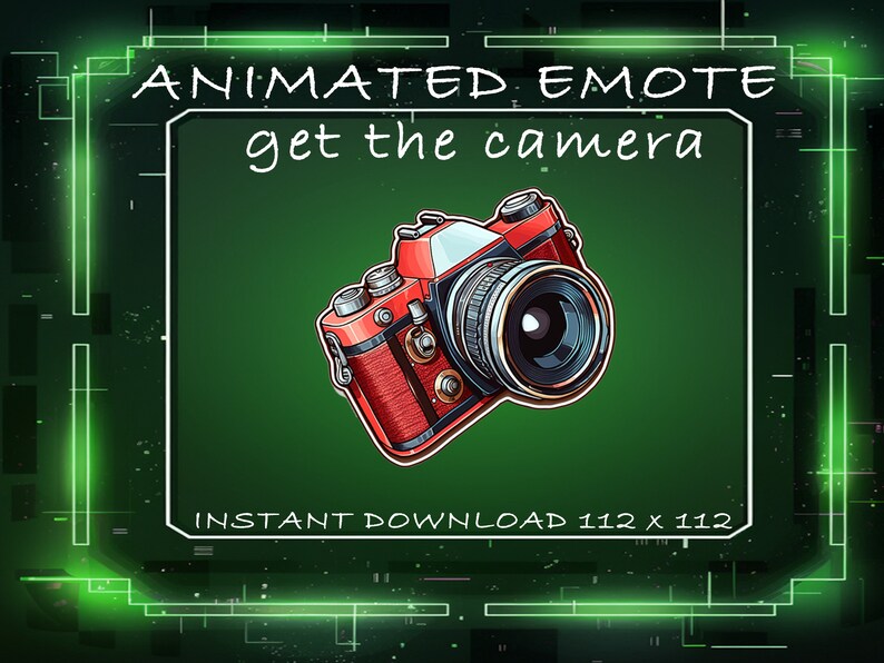 Animated Emote Mom Get the Camera Sub Emote Live Streaming Animated ...