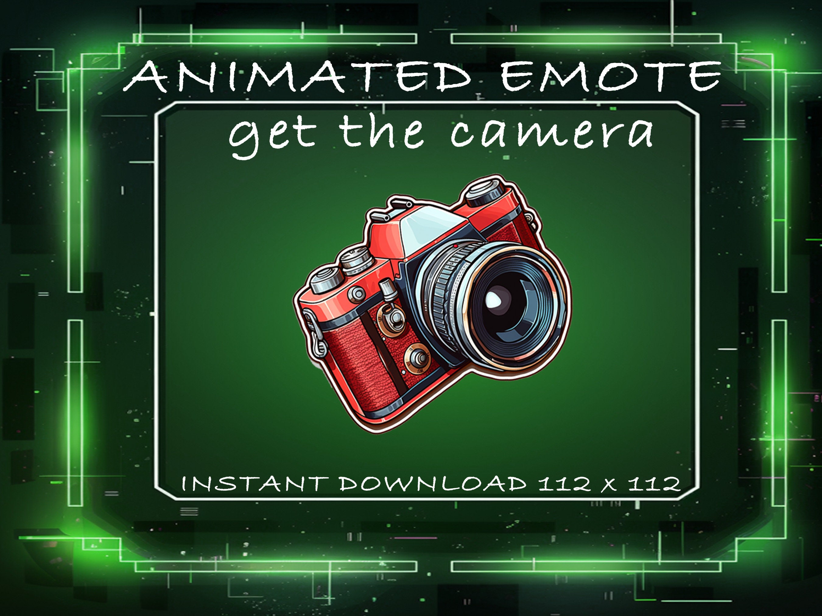 Animated Emote Mom Get the Camera Sub Emote Live Streaming Animated ...