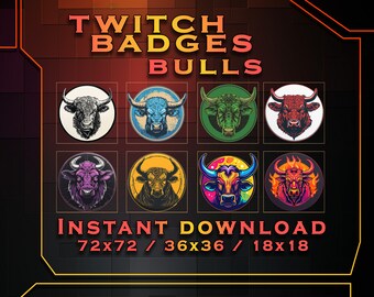 Space Rockets Sub Badges for Twitch Youtube Discord | Stream Badges | Twitch Sub Badges ...