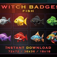 9+ * Colorful Fish Emotes - Icons - Ready to Use - Fish Emote, Colorful ...