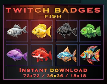 Gorillas Sub Badges for Twitch Youtube Discord | Stream Badges | Twitch ...