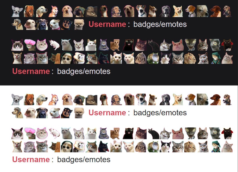 1000 Emotes Mega Pack +2 Free Listings* | 6 Sizes | Twitch | Discord ...