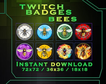 Cats Sub Badges for Twitch Youtube Discord Stream Badges - Etsy