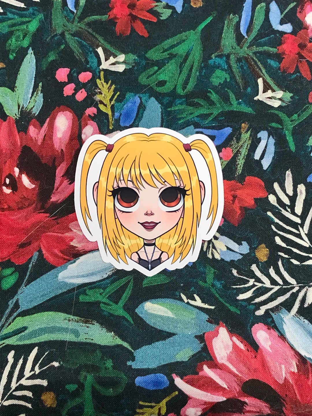 Misa Amane Matte Vinyl Sticker handdrawn - Etsy