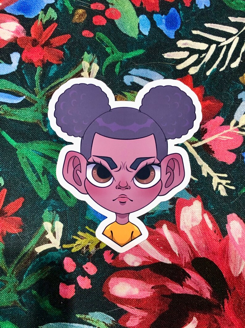 Amanda Matte Vinyl Sticker - [handdrawn] - Etsy