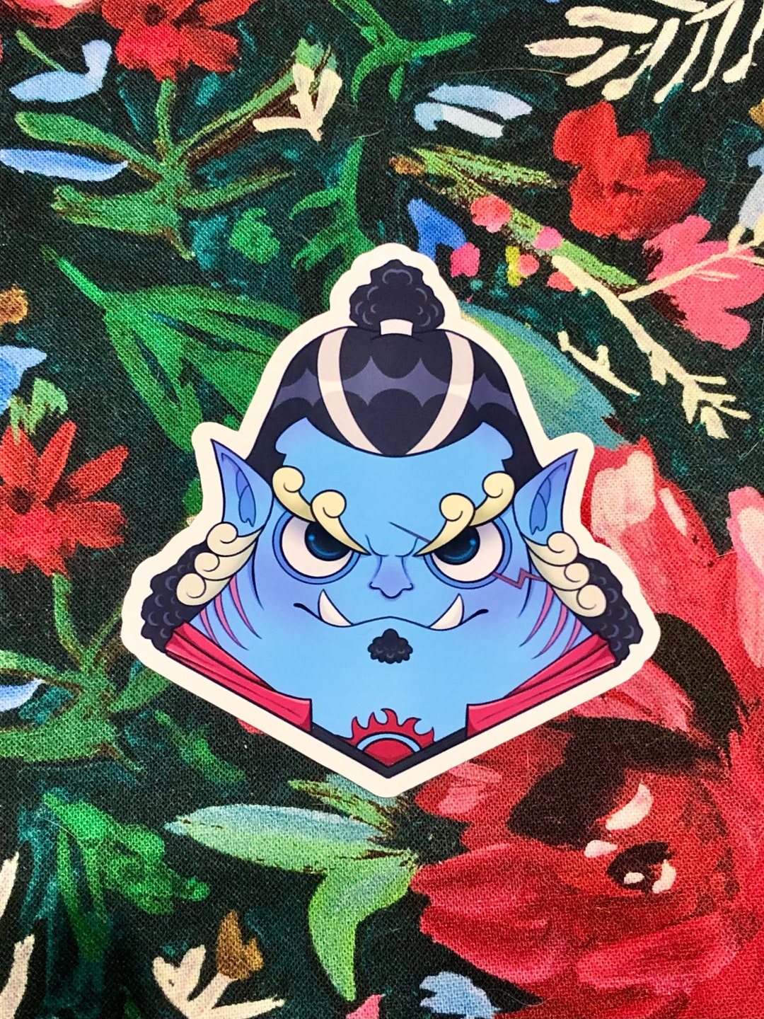 Jimbei jinbe Matte Vinyl Sticker handdrawn - Etsy