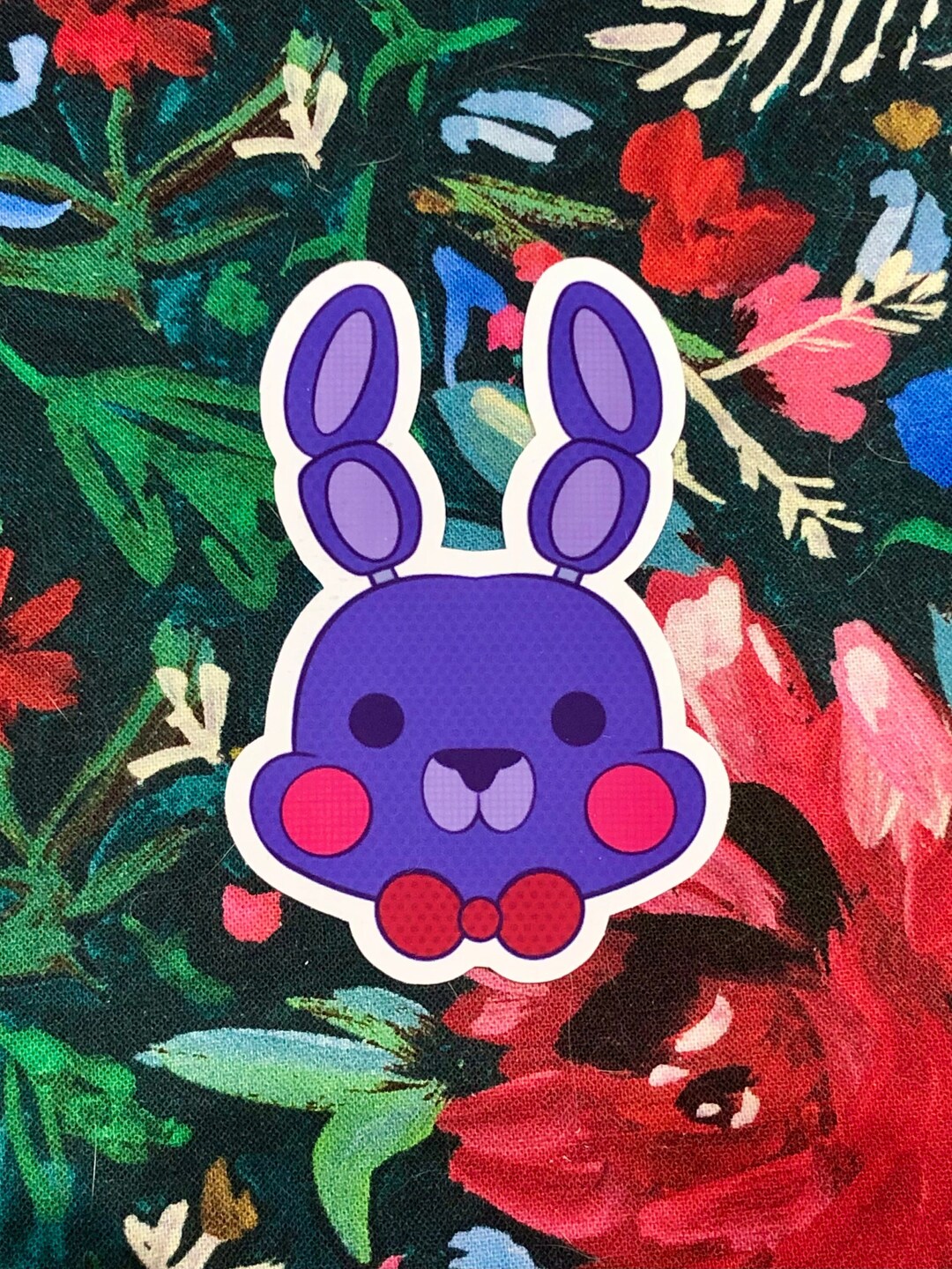 Bonnie Matte Vinyl Sticker handdrawn - Etsy