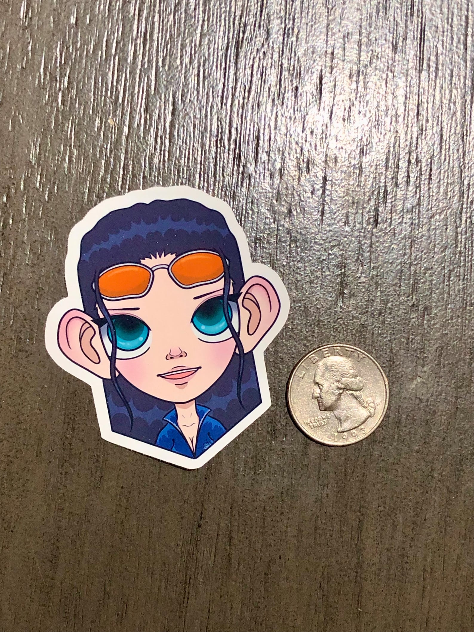 Nico Robin Matte Vinyl Sticker - [handdrawn] - Etsy