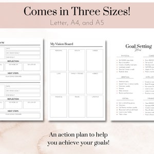 Goal Planner BUNDLE, 2023 Goals Tracker, SMART Goal Setting Kit, New ...