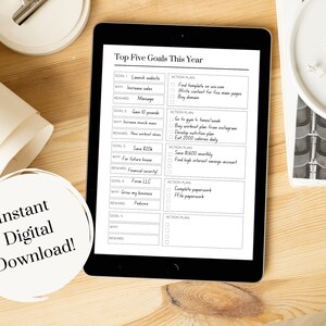 Goal Planner BUNDLE, 2023 Goals Tracker, SMART Goal Setting Kit, New ...