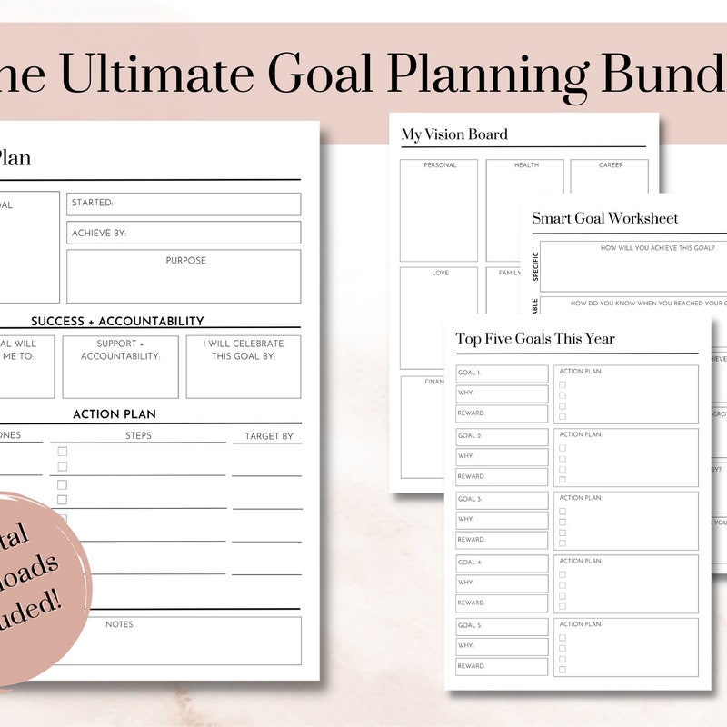 Goal Tracker - Etsy