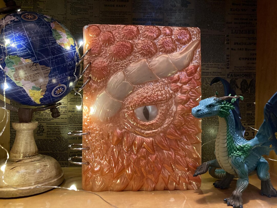 Customizable Resin Dragon Eye Notebook Covers - Etsy
