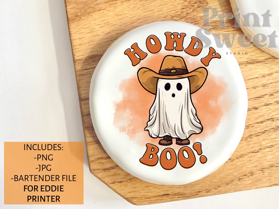 HOWDY BOO Ghost Halloween Digital File Download Png - Etsy