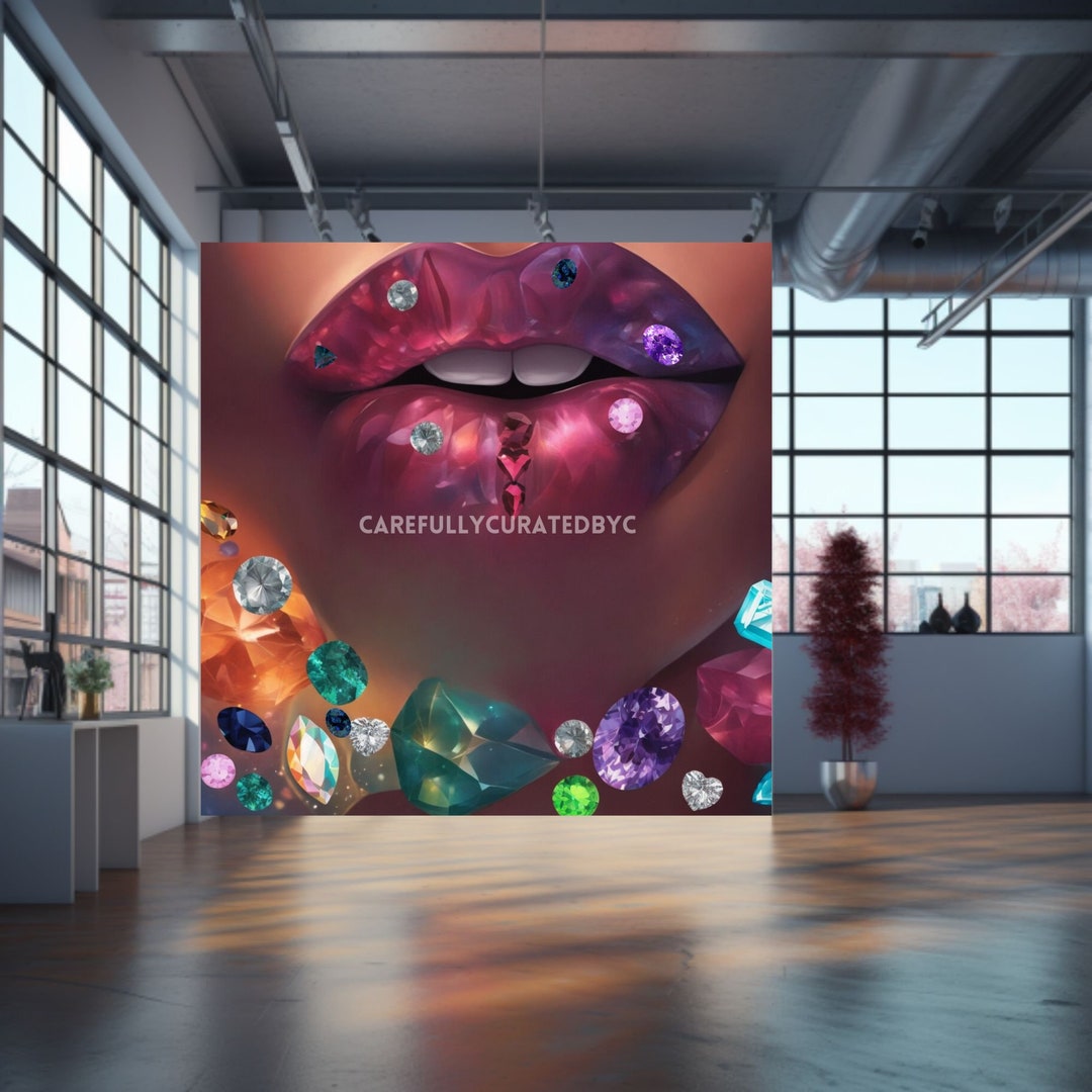 Precious Gems: A Provocative Digital Oil Portrait of a Black Woman's ...