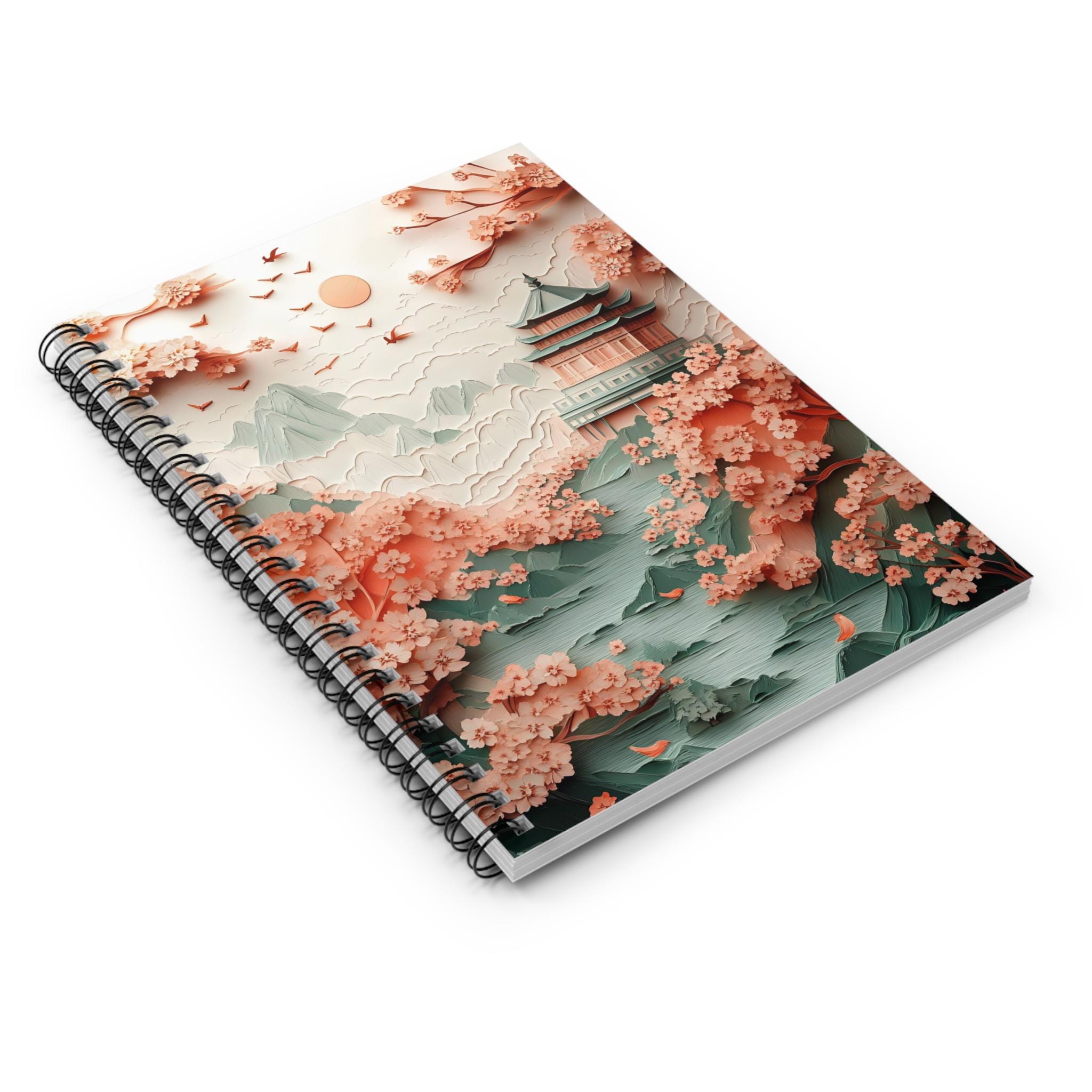 Sakura Spiral Notebook - Aesthetic Japanese Cherry Blossom Journal - Etsy