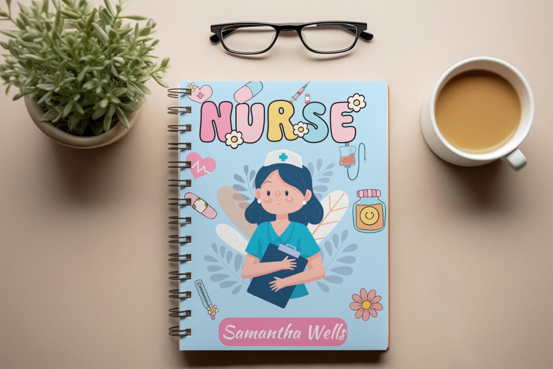 Personalized Nurse Notebook: Custom Name Spiral Journal - Etsy