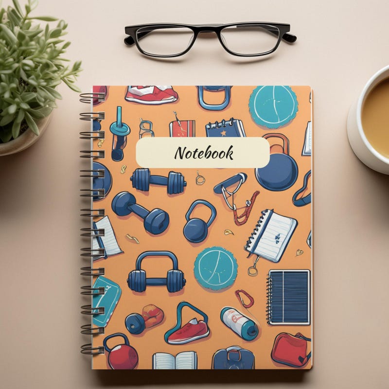 Spiral Workout Journal - Etsy