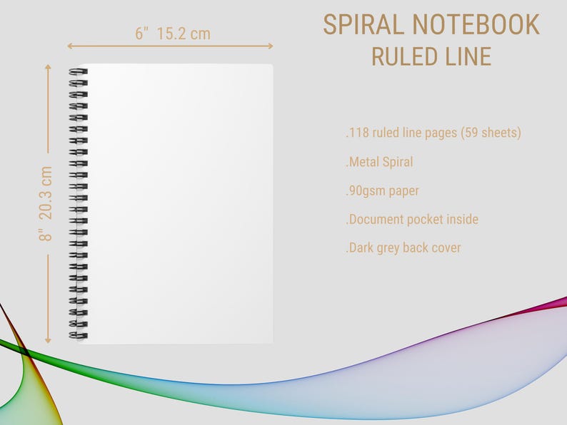 Cute Ghost Reading Spiral Notebook – Halloween Stationery Gift - Etsy