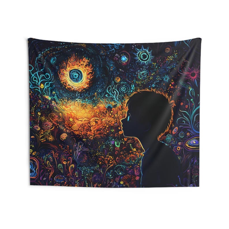Cosmic Dreams: Mesmerizing Universe-inspired Wall Tapestry for a ...
