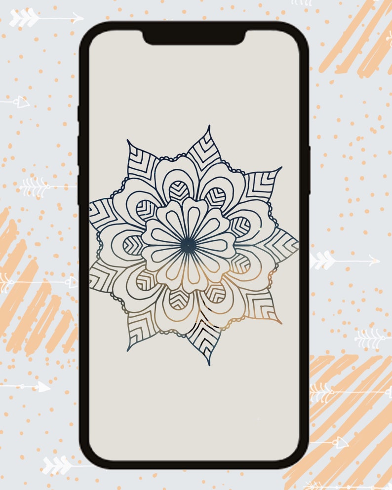 Mandala Minimalist Phone Wallpapers | 5 Phone Wallpapers | Screensaver ...