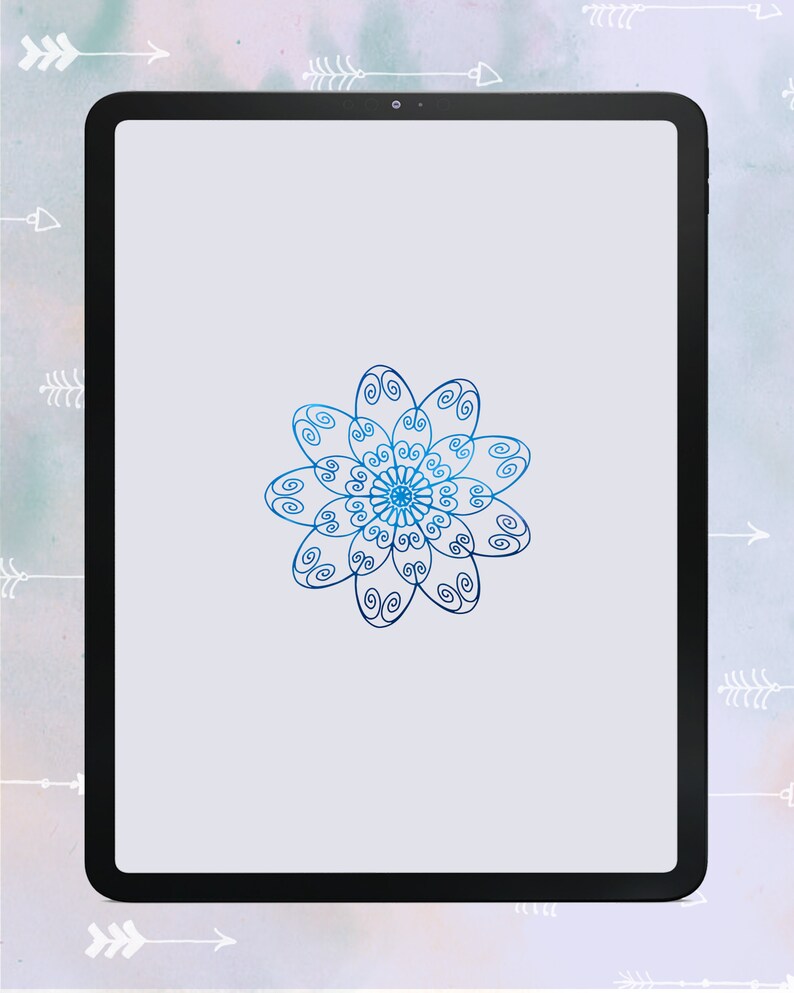 Mandala iPad Wallpapers 5 Tablet Background Designs Screensaver/ Lock ...