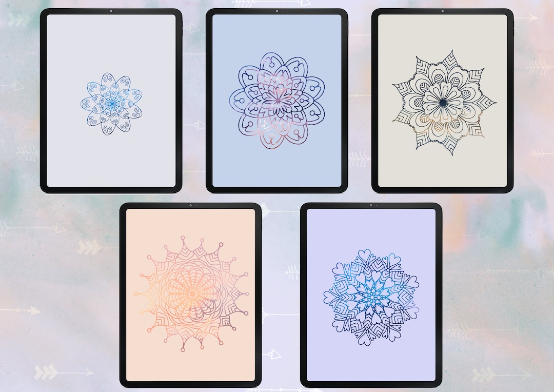 Mandala iPad Wallpapers | 5 Tablet Background Designs | Screensaver ...