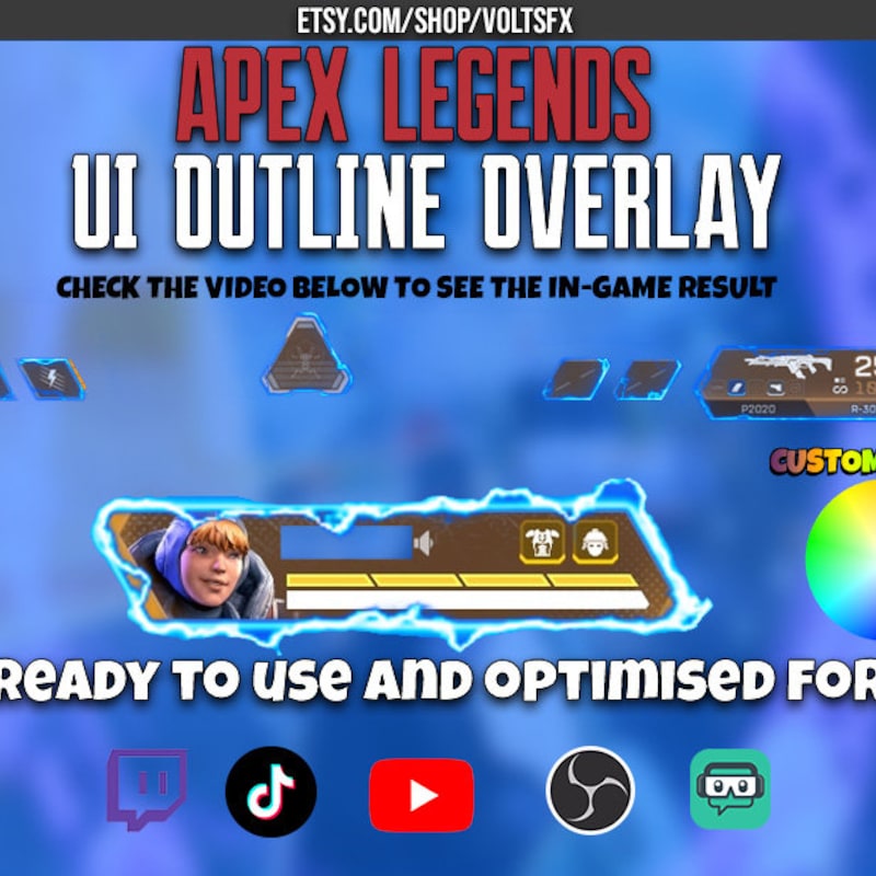 Apex Health Bar Overlay - Etsy