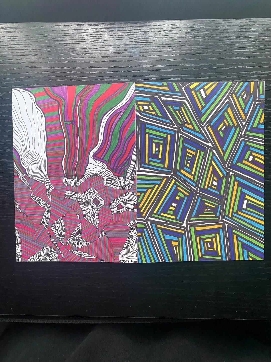 5 X 7 Blank Folded Card Double Sided - Etsy
