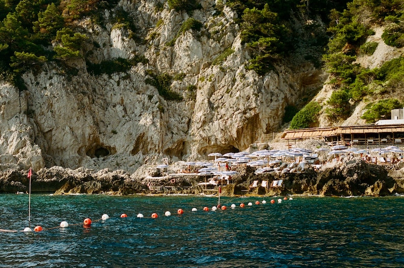 The Fontelina Beach Club Horizontal | Amalfi Coast Beach Art Print ...