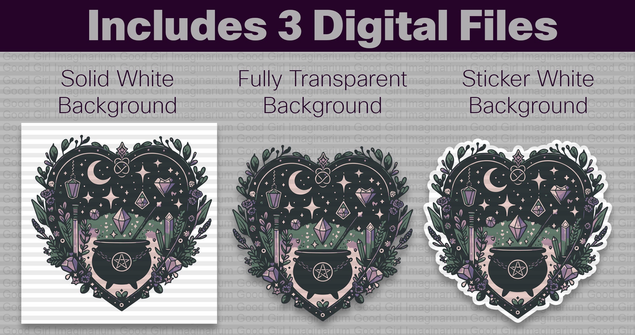 Enchanted Witchy Heart PNG for Lovers of the Mystical & Adorable PNG ...