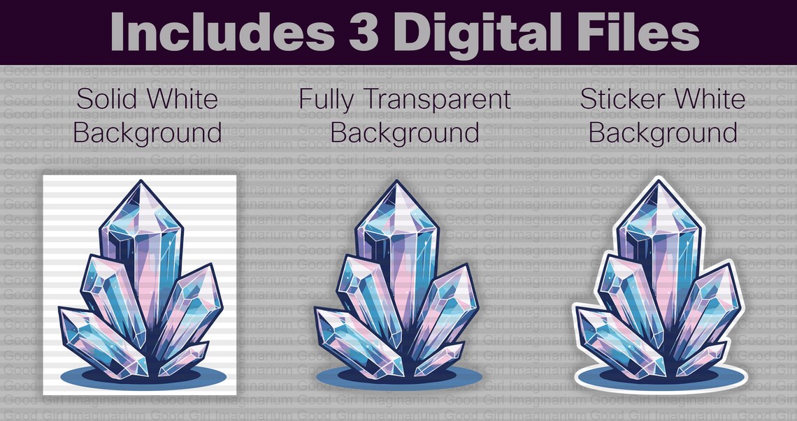 Magical Crystal Cluster PNG - Enchanting Transparent & Sticker Design ...