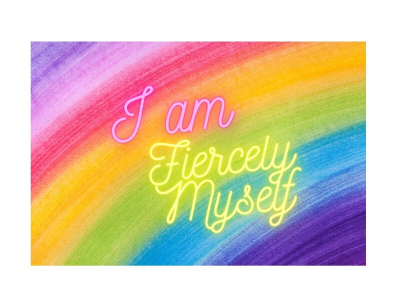 10 Printable Rainbow Affirmation Cards for All Ages - Etsy