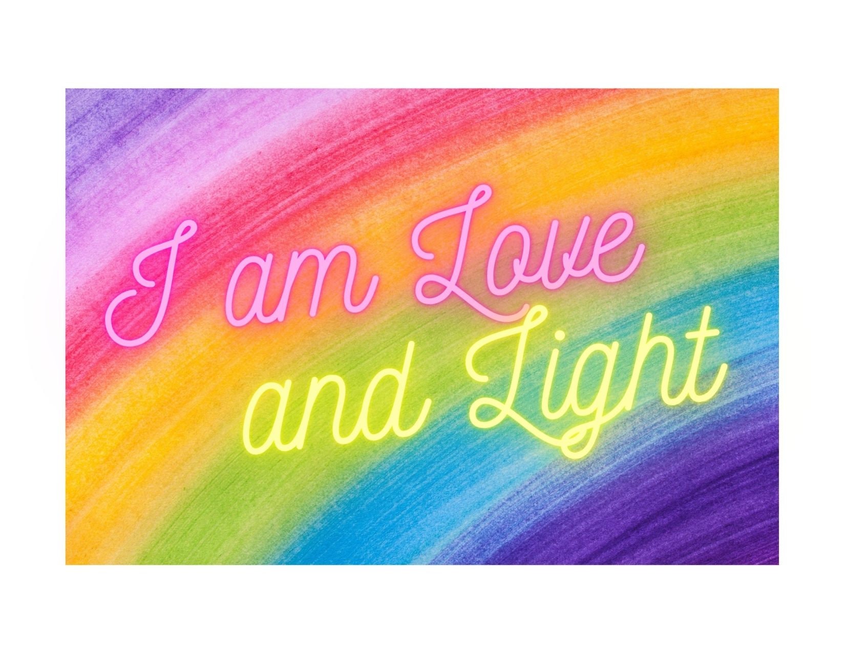 10 Printable Rainbow Affirmation Cards for All Ages - Etsy