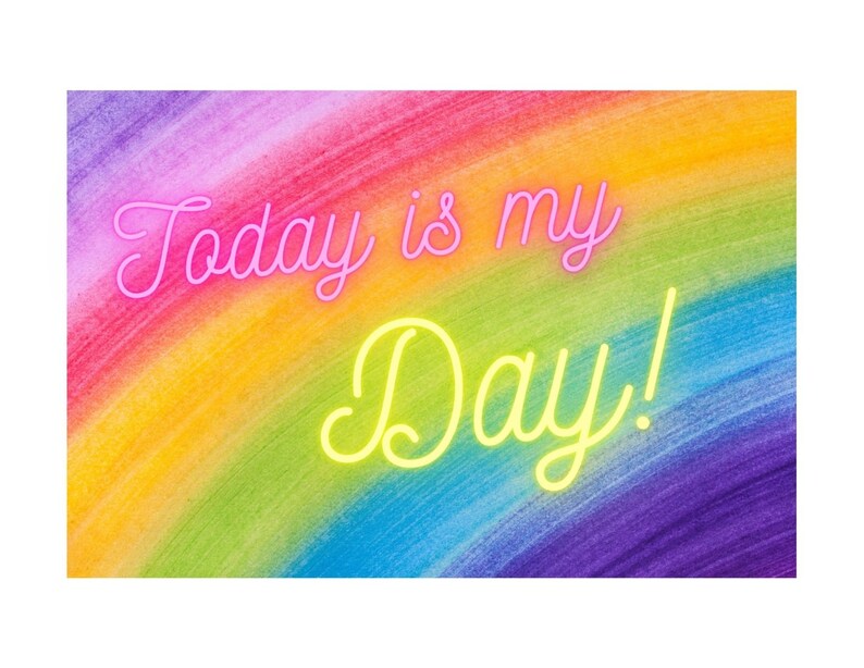 10 Printable Rainbow Affirmation Cards for All Ages - Etsy