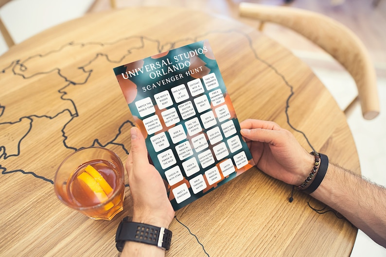 Universal Studios Orlando Scavenger Hunt - Fall/autumn - Etsy