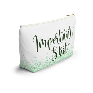 Important Shit Green - Etsy