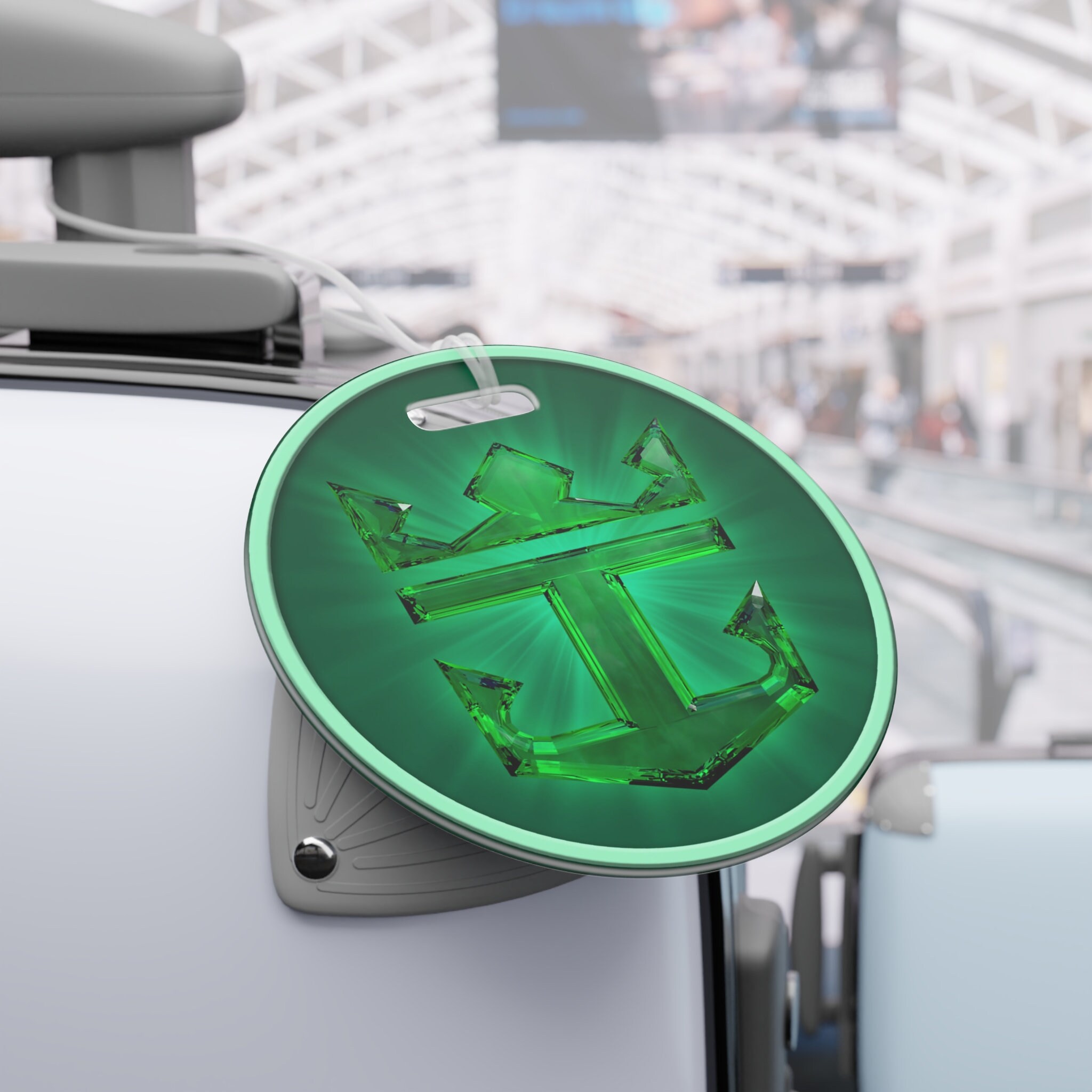 Crown and Anchor Emerald Member Luggage Tag - Etsy