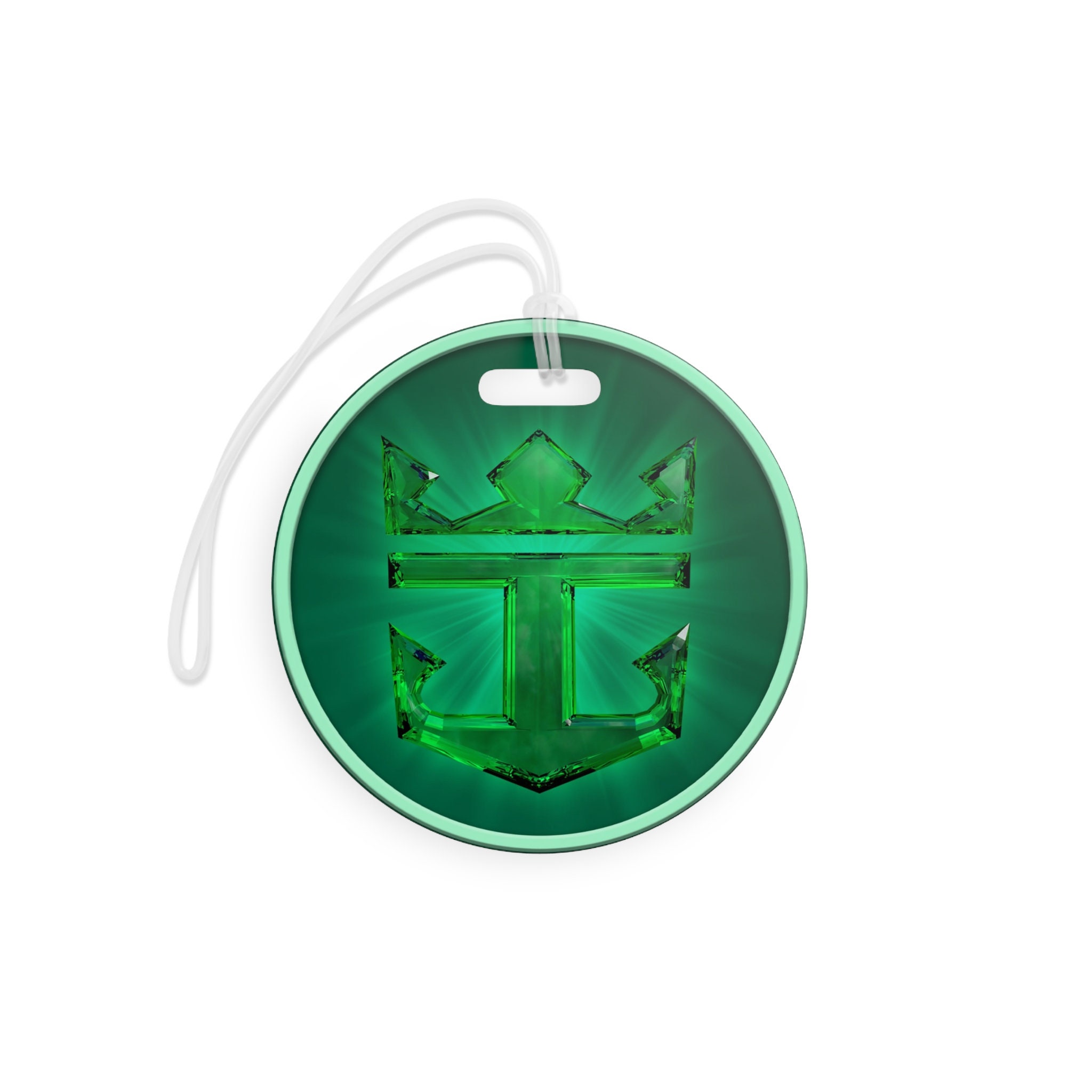 Crown and Anchor Emerald Member Luggage Tag - Etsy