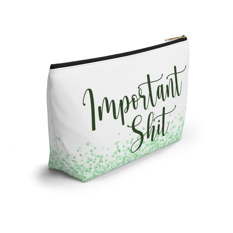 Important Shit Green - Etsy