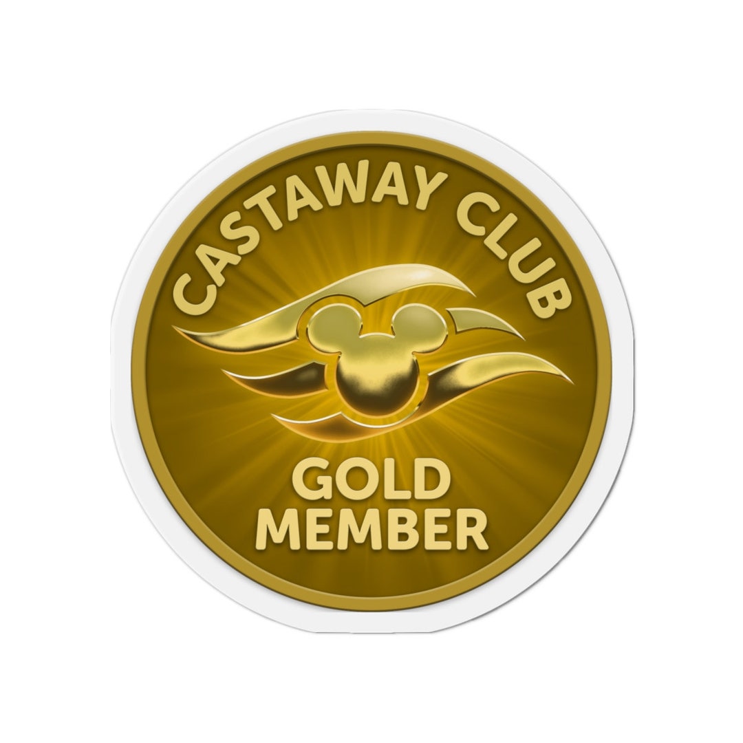 Castaway Club Gold Member Round Die-cut Magnet - Etsy