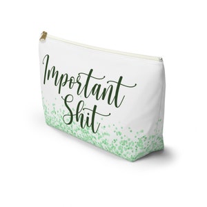 Important Shit Green - Etsy
