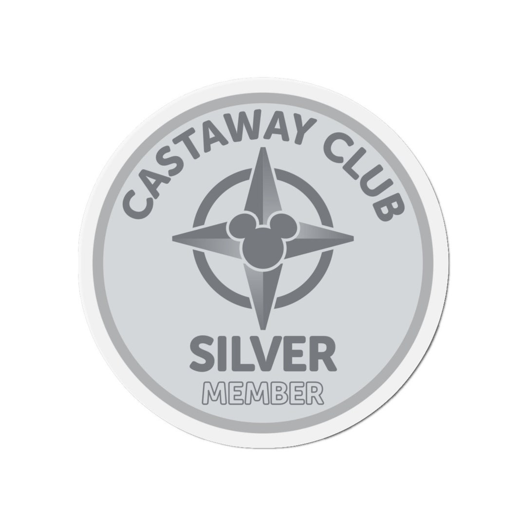 Castaway Club Silver Member Round Die-cut Magnet - Etsy