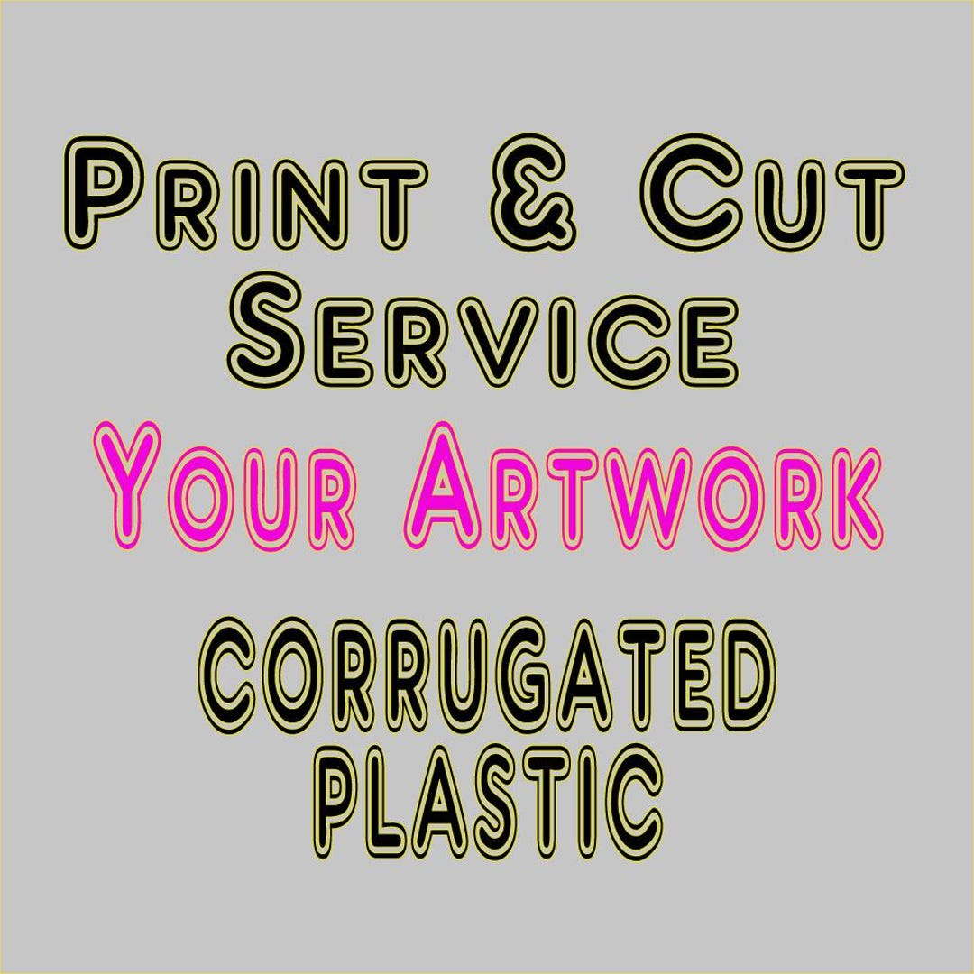 Custom Character Image Cut Out Corrugated Plastic, Photo Prop, Cutout ...