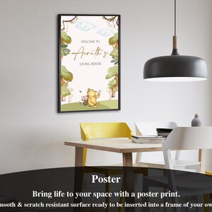 Editable Classic Winnie the Pooh Design 2 for Event Welcome Sign ...