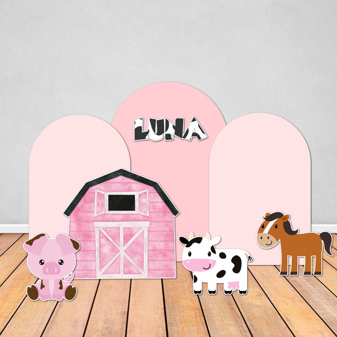 Set of 5 Farm Animal Foam Board Cut Outs Farm Animal Party - Etsy