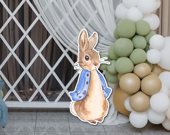 Peter Rabbit Backdrop, Birthday Backdrop, First Birthday, Baby Shower ...