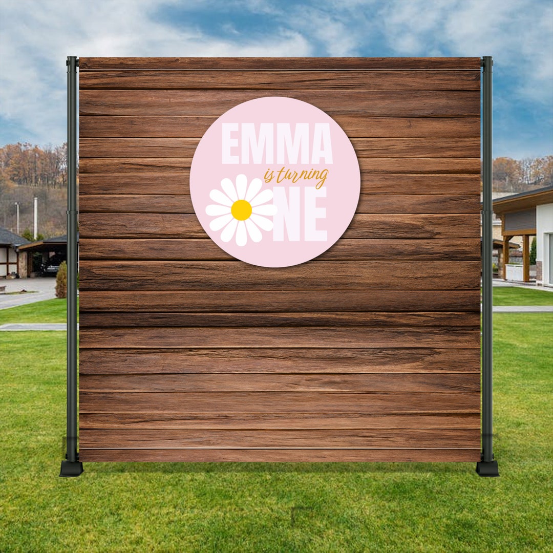 Personalized Daisy Birthday Foam Board Cut Out, Daisy Turning One ...